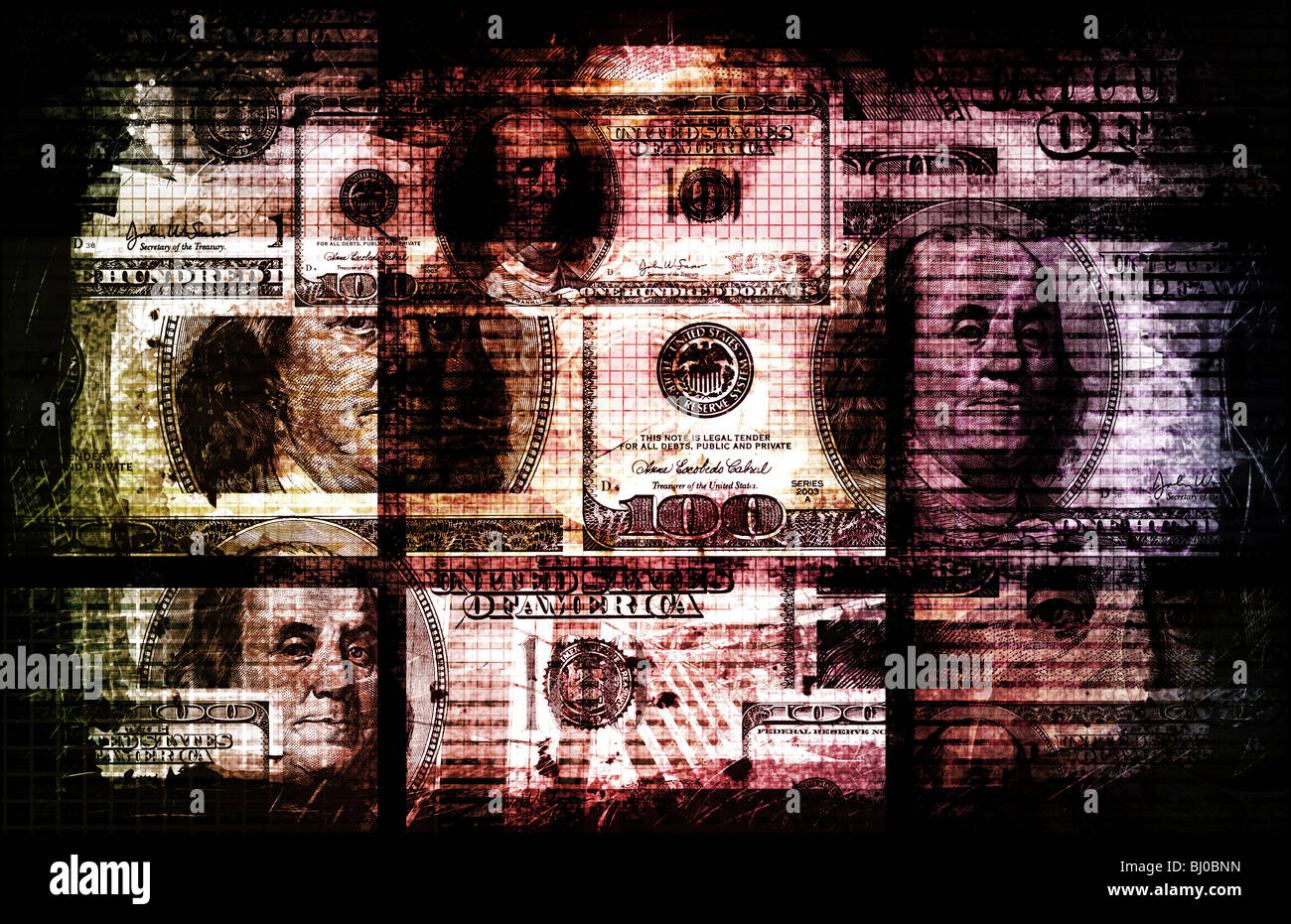 Dirty Money Crime and Corruption of Wealth Stock Photo - Alamy