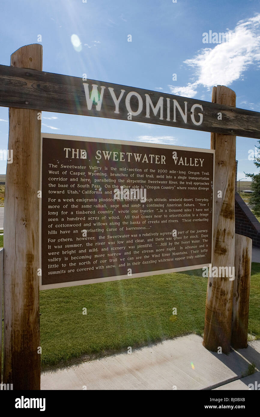 The Sweetwater Valley is the mid-section of the 2000 mile-long Oregon ...