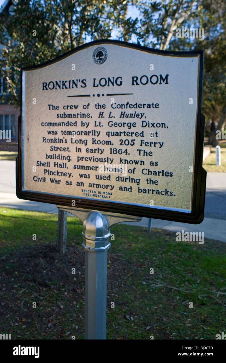 Ronkin's long Room - The crew of the Confederate submarine, H. L ...