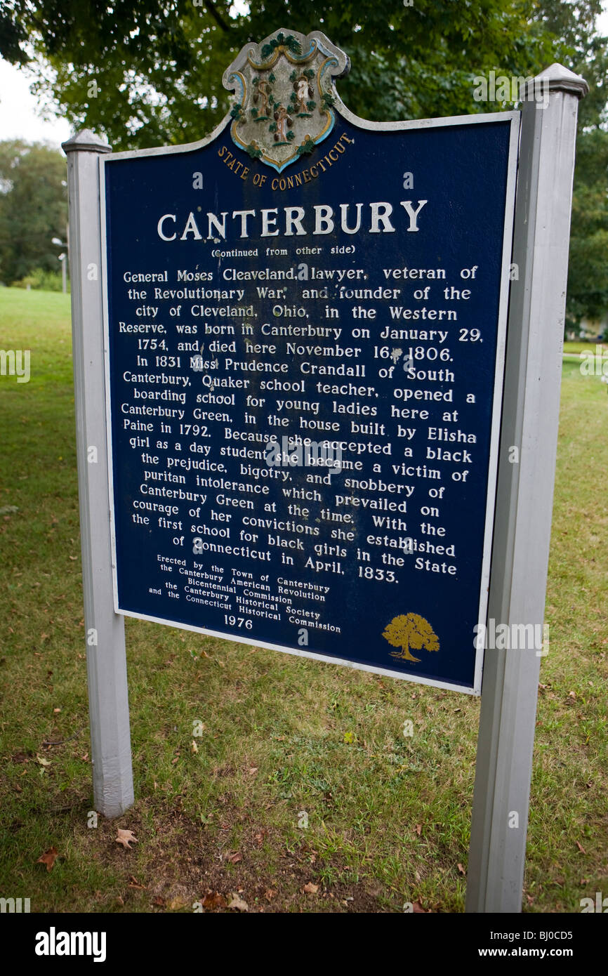 Canterbury - General Moses Cleaveland, lawyer, veteran of the ...