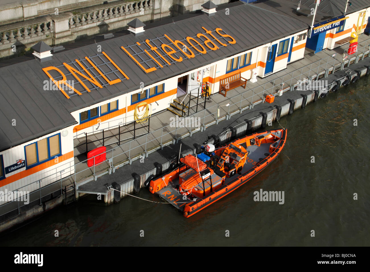 The Royal National Lifeboat Institution (RNLI) lifeboat on the River ...