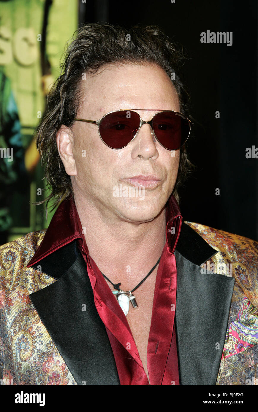 MICKEY ROURKE ACTOR CHINESE THEATRE HOLLYWOOD LOS ANGELES USA 11/10 ...
