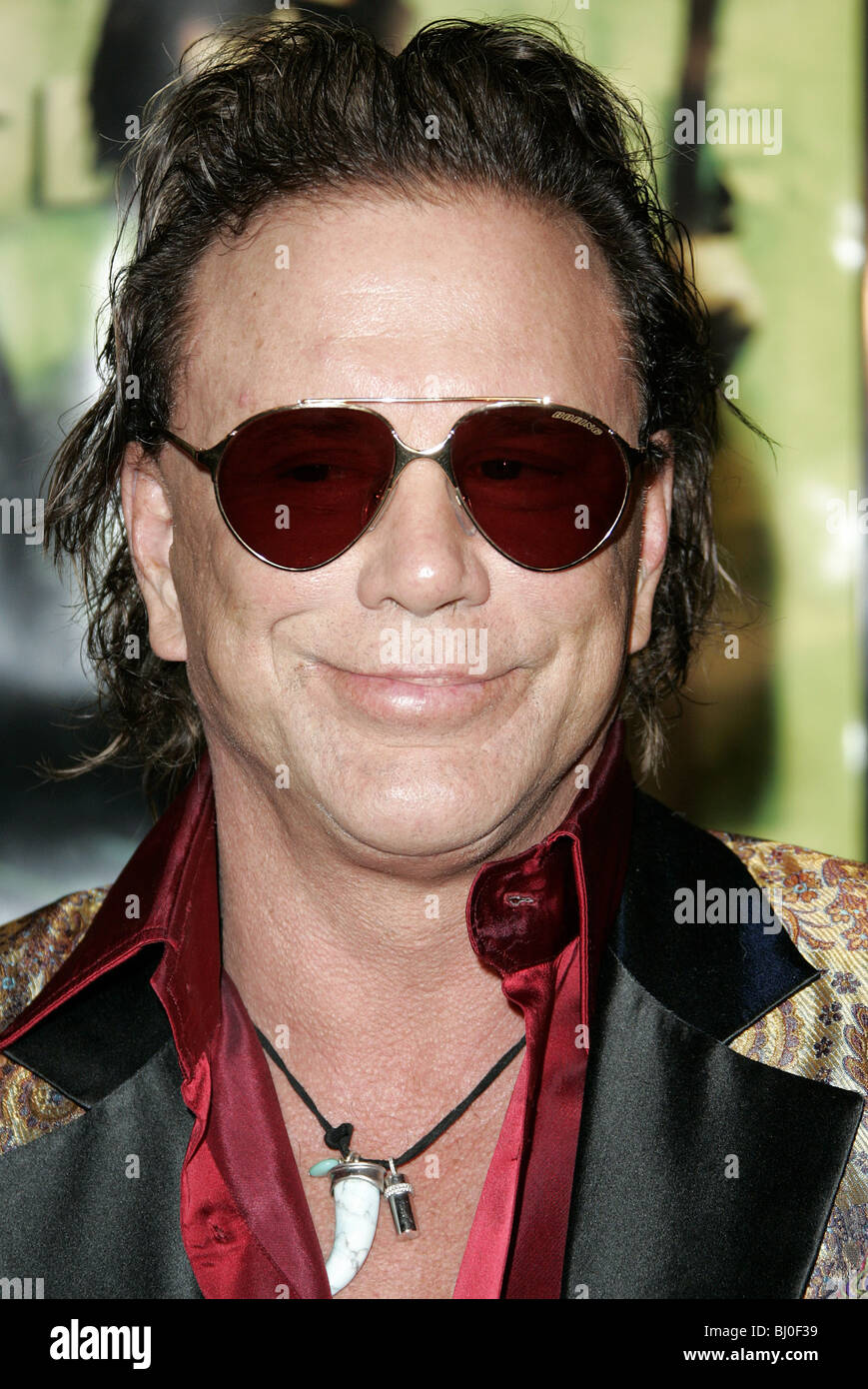 MICKEY ROURKE ACTOR CHINESE THEATRE HOLLYWOOD LOS ANGELES USA 11/10 ...