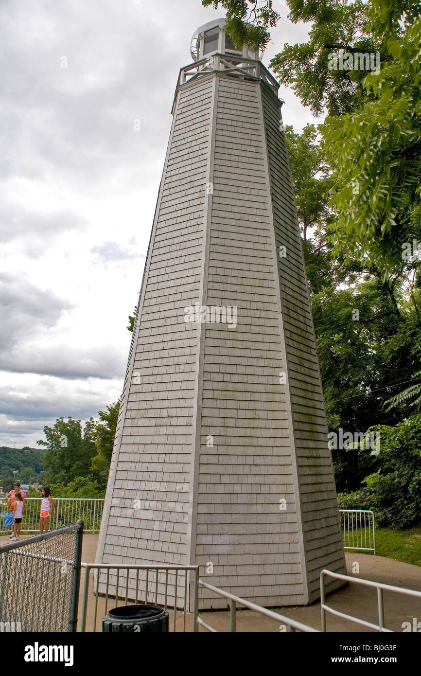 Lighthouse - Cardiff Hill Stock Photo - Alamy