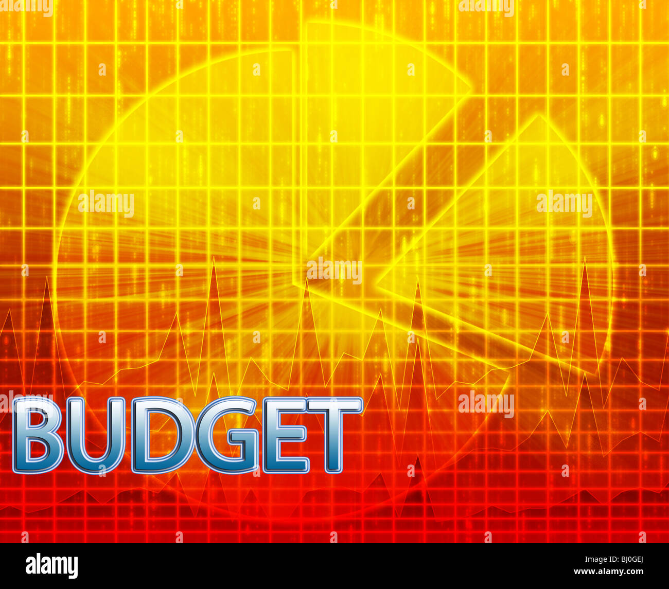 Illustration of financial budgeting finance and business pie chart ...