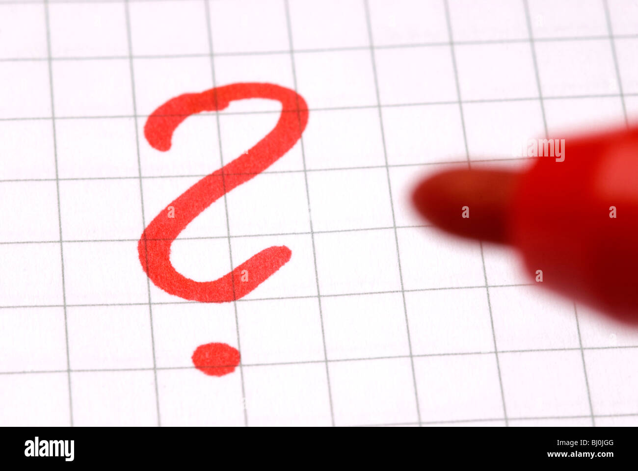 Red paint question mark hi-res stock photography and images - Alamy