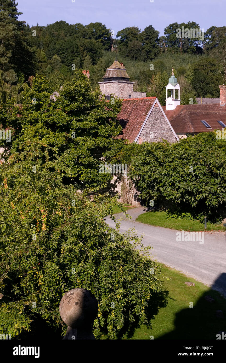 Llangoed Hall Country House hotel Wales UK Stock Photo - Alamy