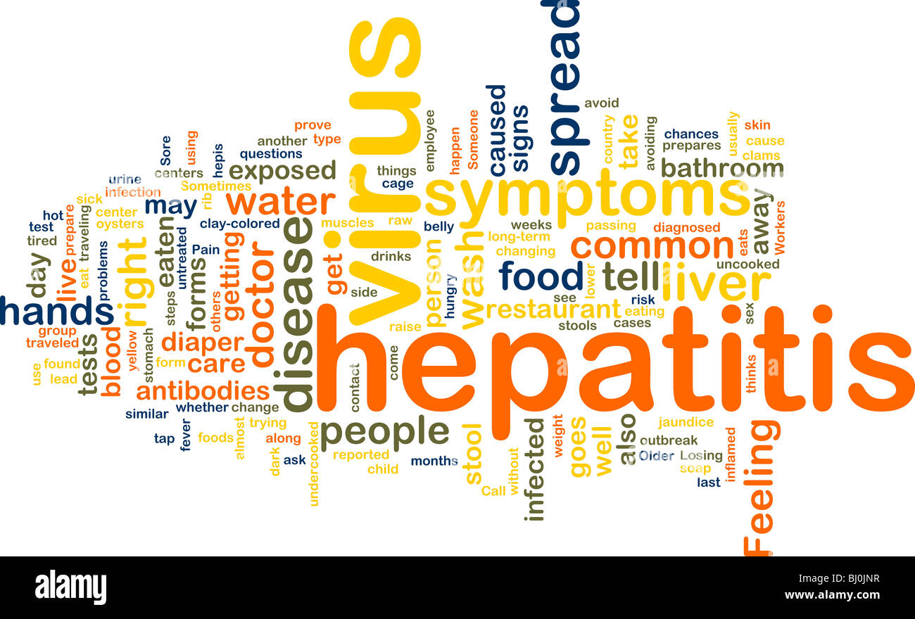 Word cloud concept illustration of hepatitis virus Stock Photo - Alamy