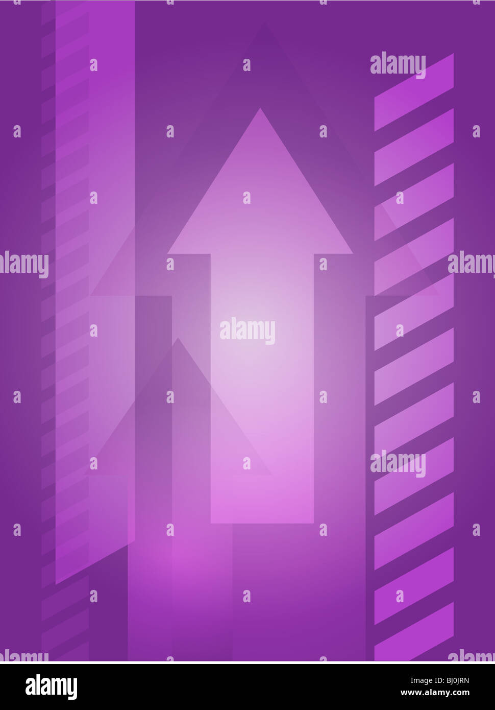 Forward moving arrows pointing upwards, design illustration Stock Photo ...