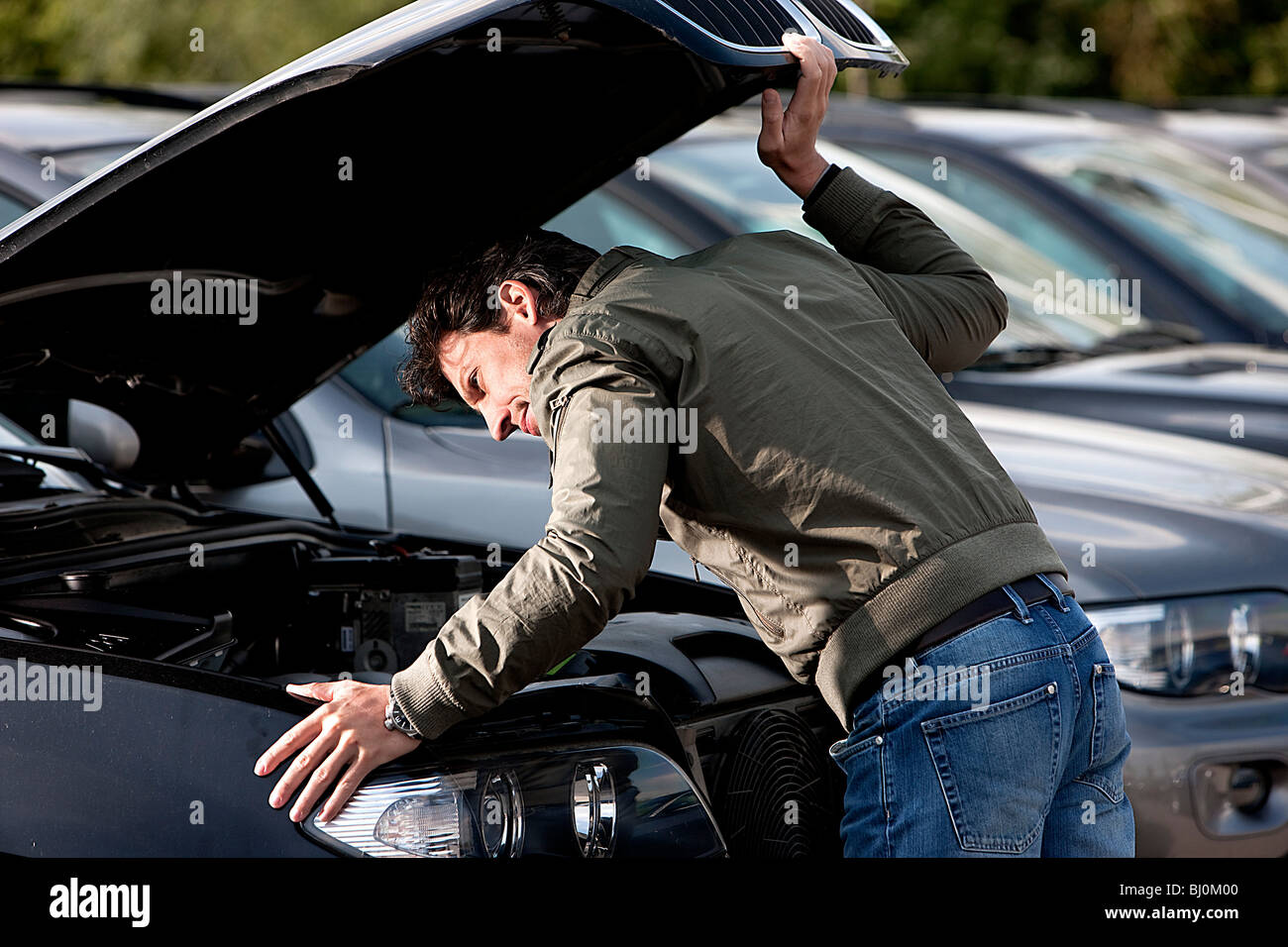 Car engine inspection hi-res stock photography and images - Alamy