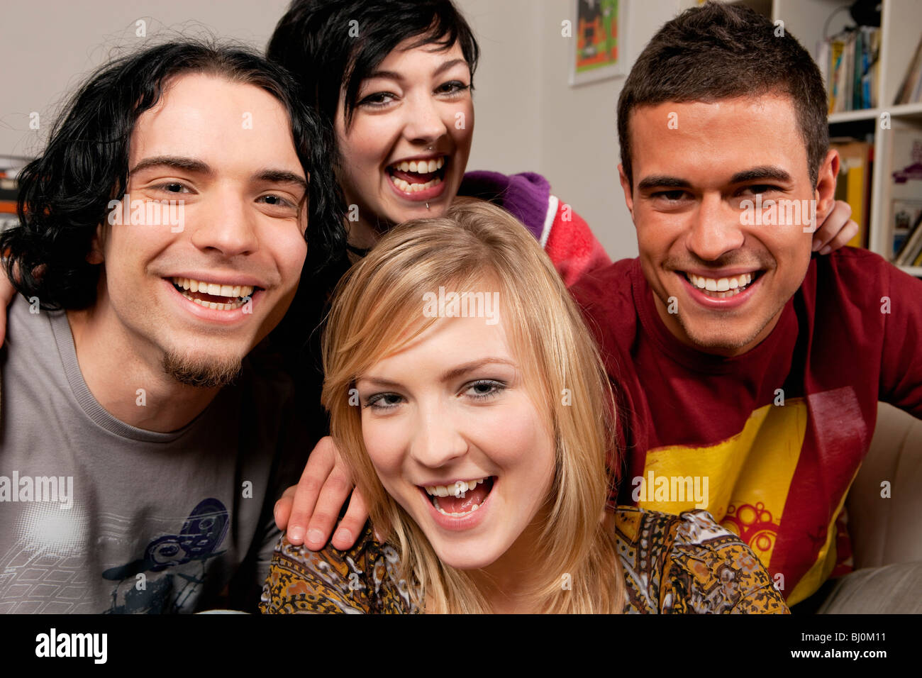 Group portrait inside hi-res stock photography and images - Alamy