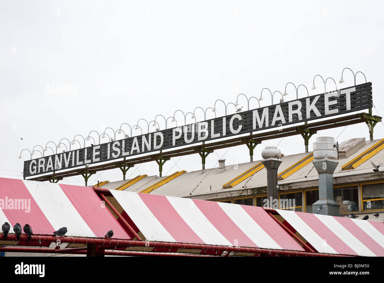 Granville Island Market Stock Photo - Alamy