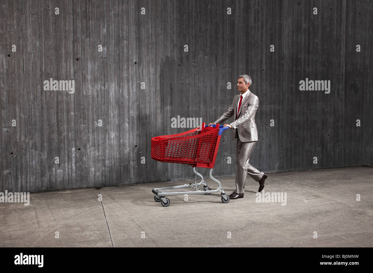 Person pushing trolley hi-res stock photography and images - Alamy