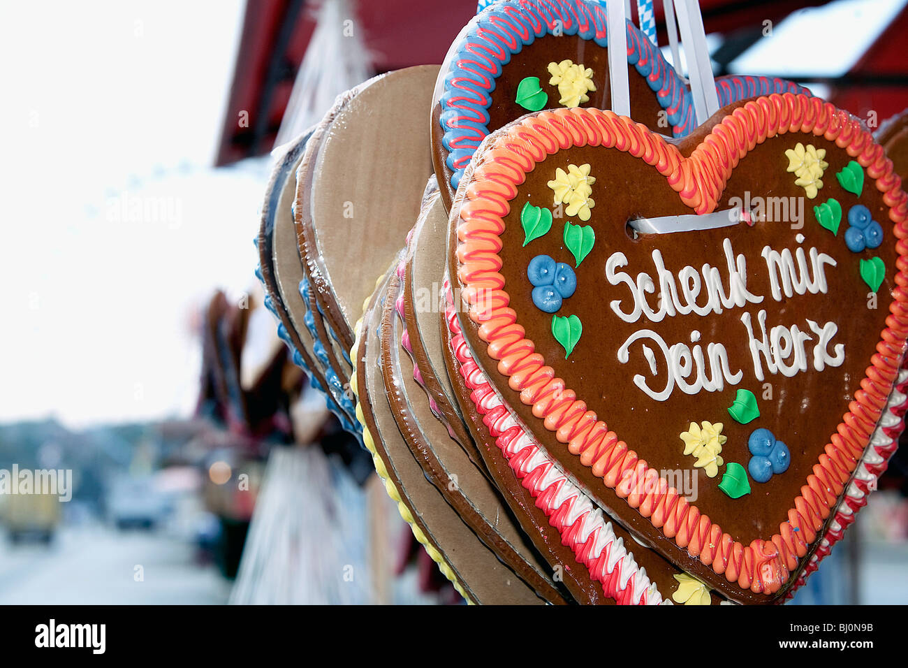 Gingerbread heart germany hi-res stock photography and images - Alamy