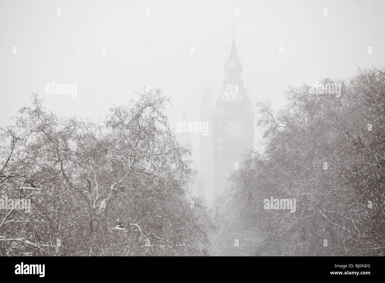 big ben under snow Stock Photo - Alamy