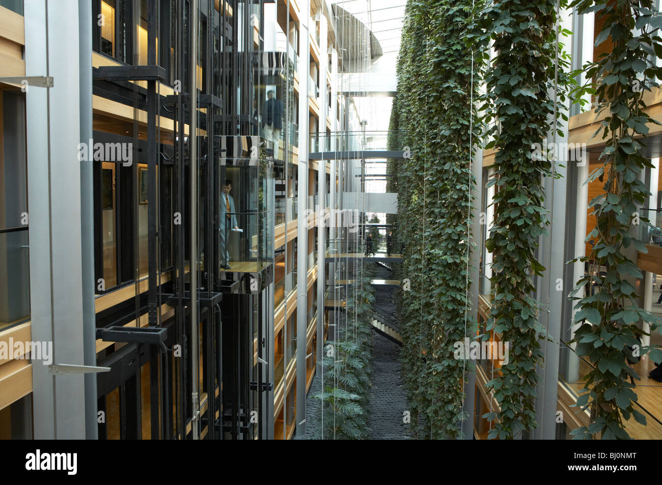 Interior of the European Parliament building, Strasbourg, France Stock ...