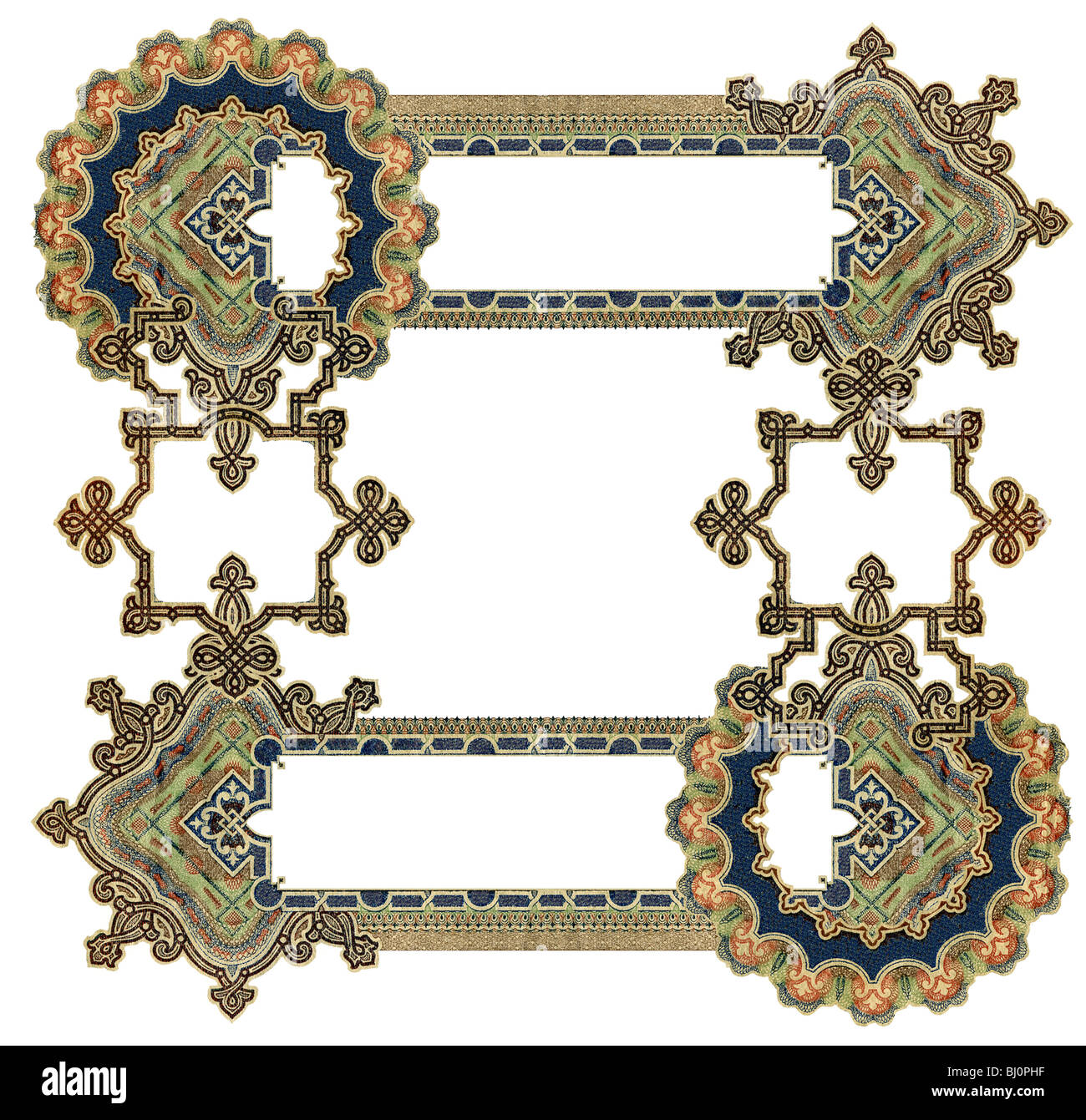 Old Color Victorian Frame Stock Photo - Alamy