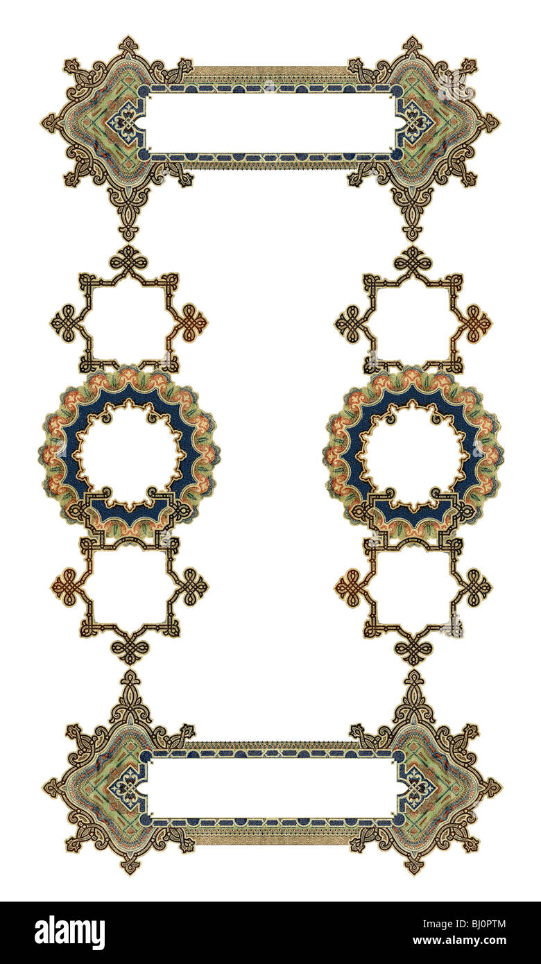 Old Victorian Color Frame Stock Photo - Alamy