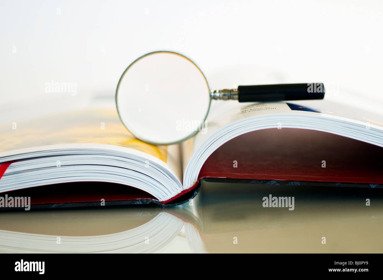 book flipped open Stock Photo - Alamy