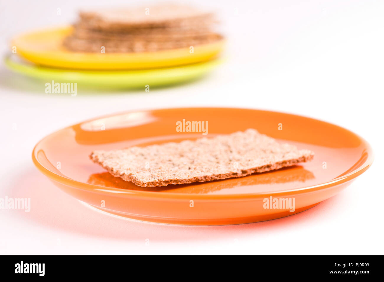 Crispbread stack hi-res stock photography and images - Alamy