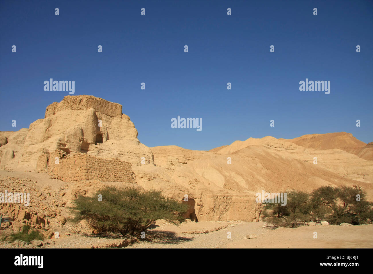 Israel, the Judean Desert, Zohar Fortress in Wadi Zohar Stock Photo - Alamy