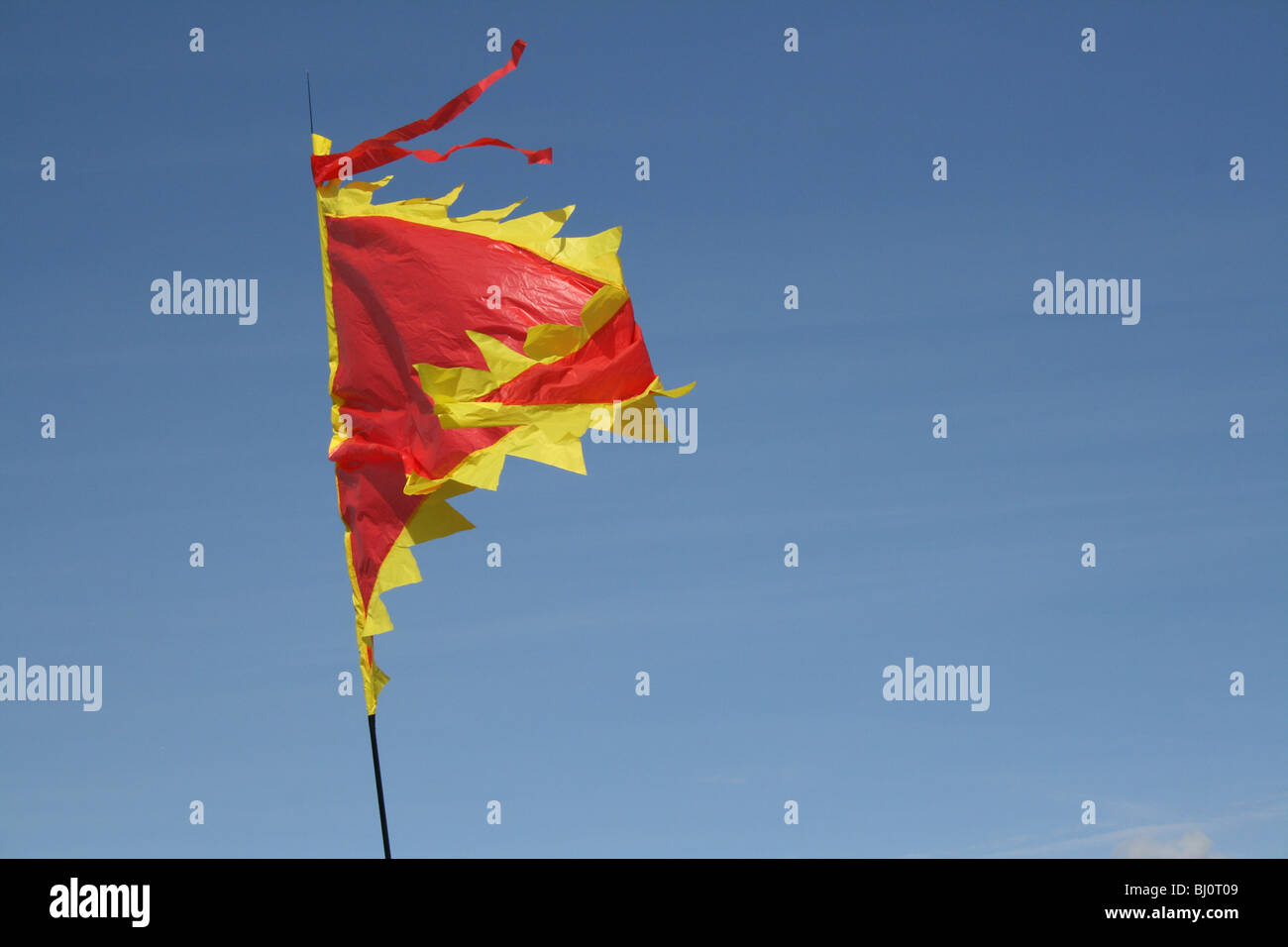 Flying chinese flag hi-res stock photography and images - Alamy
