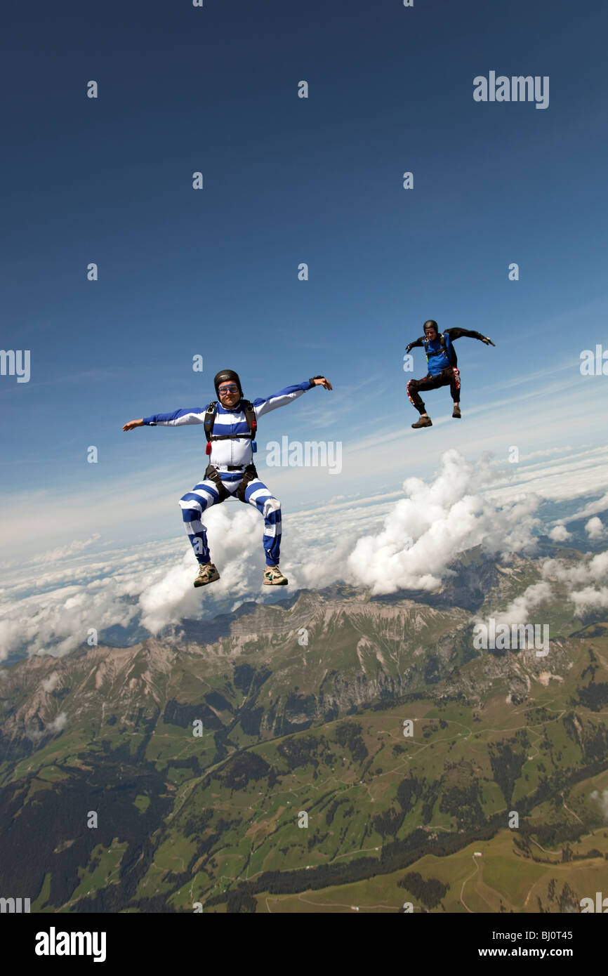 Team is flying around each other hi-res stock photography and images ...