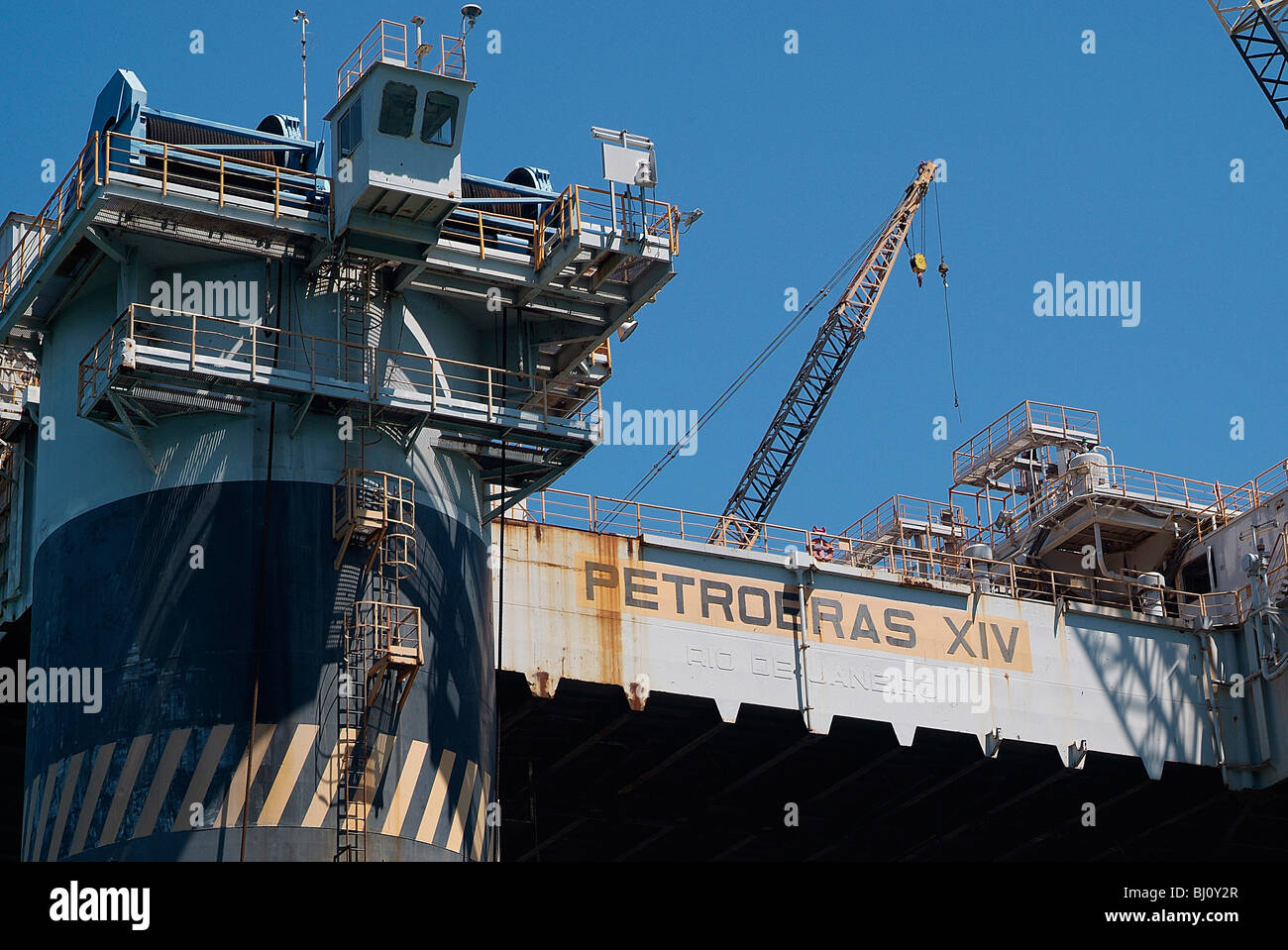 The oil platform of Petrobras, Rio de Janeiro, Brazil Stock Photo - Alamy