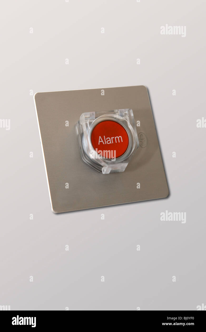 red alarm button Stock Photo - Alamy