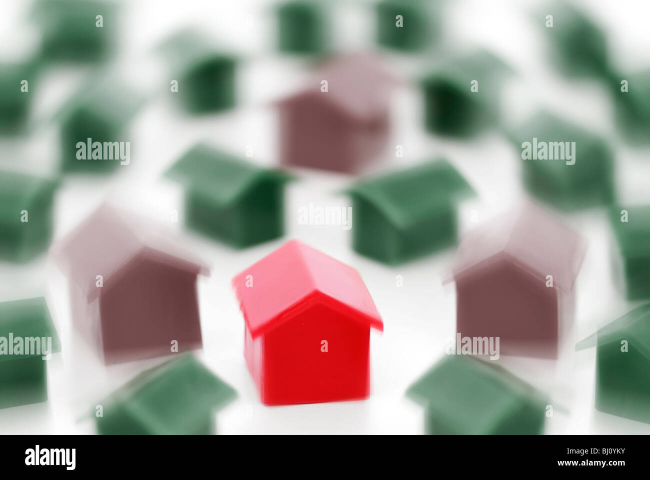 Miniature red building hi-res stock photography and images - Alamy