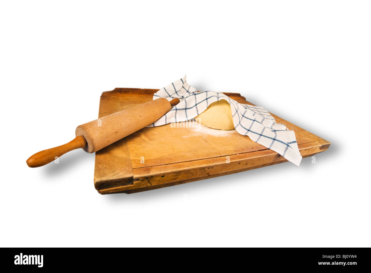 Pastry dough rolling pin Cut Out Stock Images & Pictures - Alamy