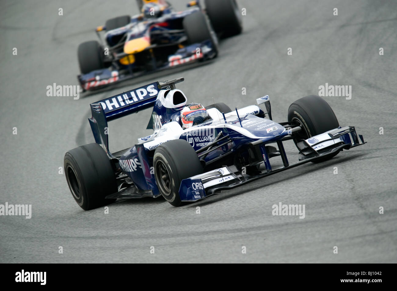 Rubens Barrichello (BRA) in the Williams FW31 racecar during Formula 1 ...