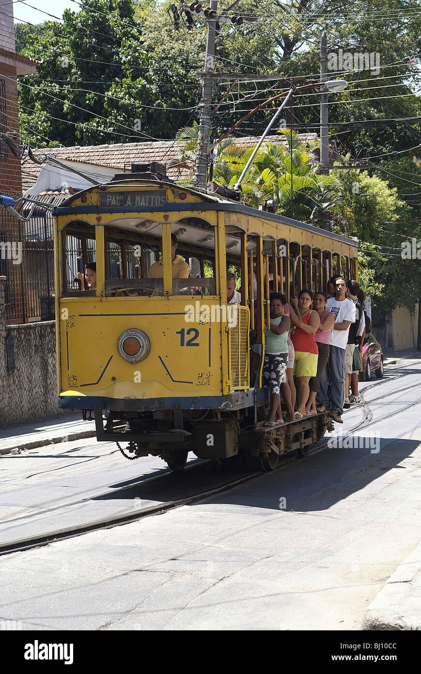 Tram to Santa Teresa, Rio de Janeiro, Brazil Stock Photo - Alamy