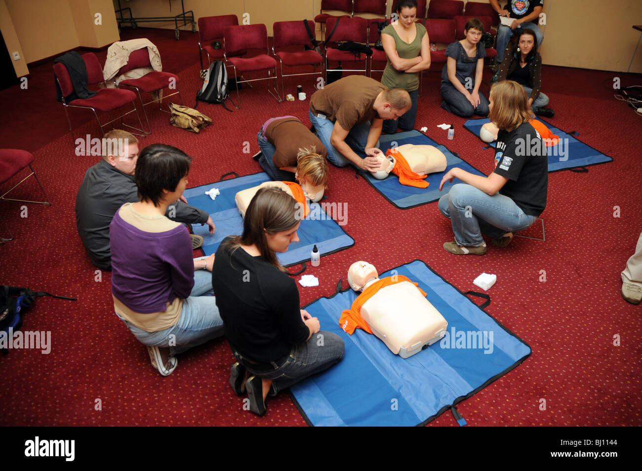 First aid training organized by polish The Great Orchestra of Christmas ...