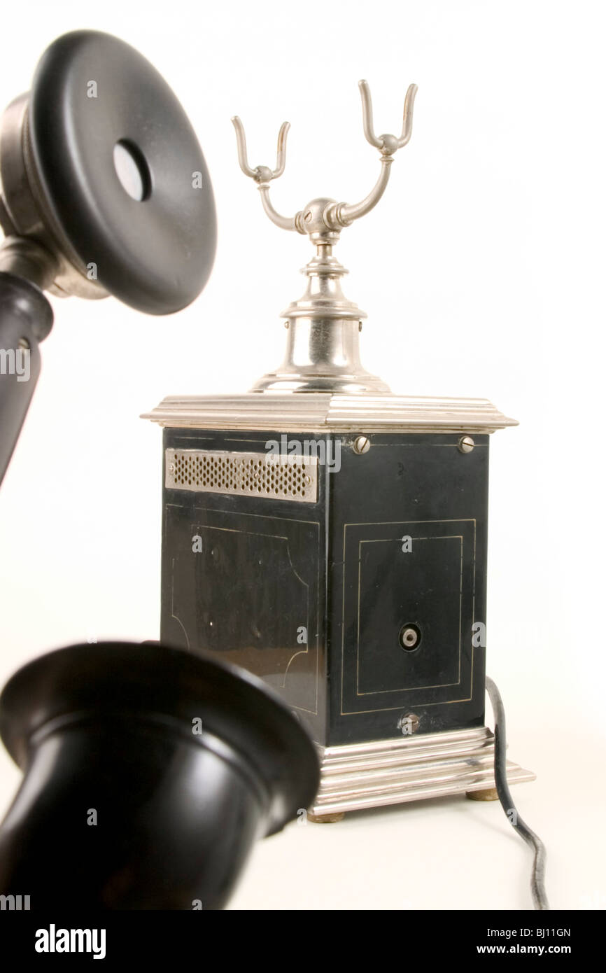 Old telephone 1900 hi-res stock photography and images - Alamy