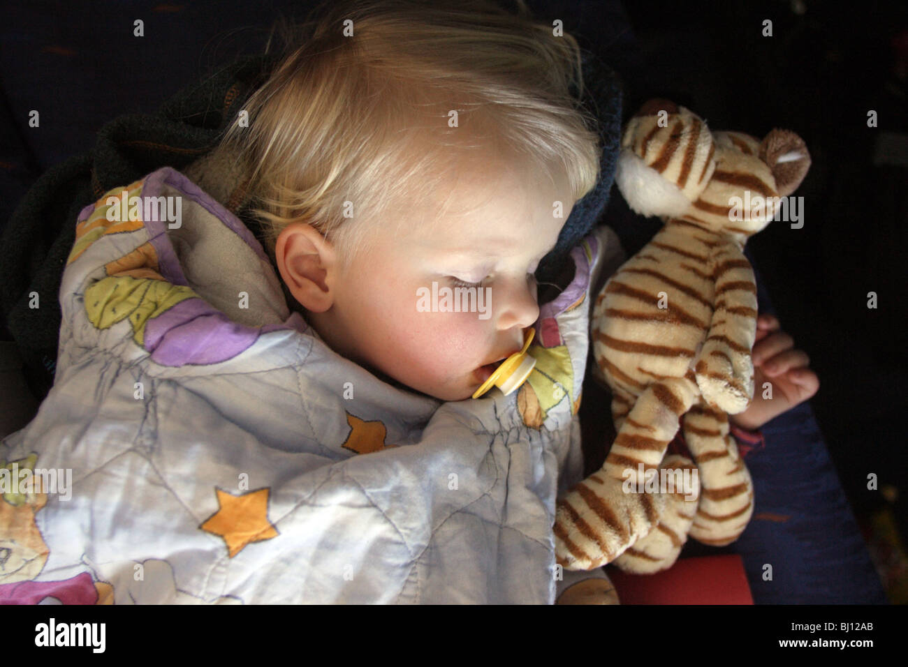 A sleeping child Stock Photo - Alamy