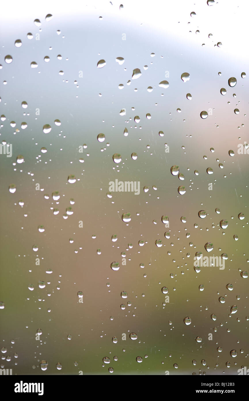 Raindrops on the window Stock Photo - Alamy