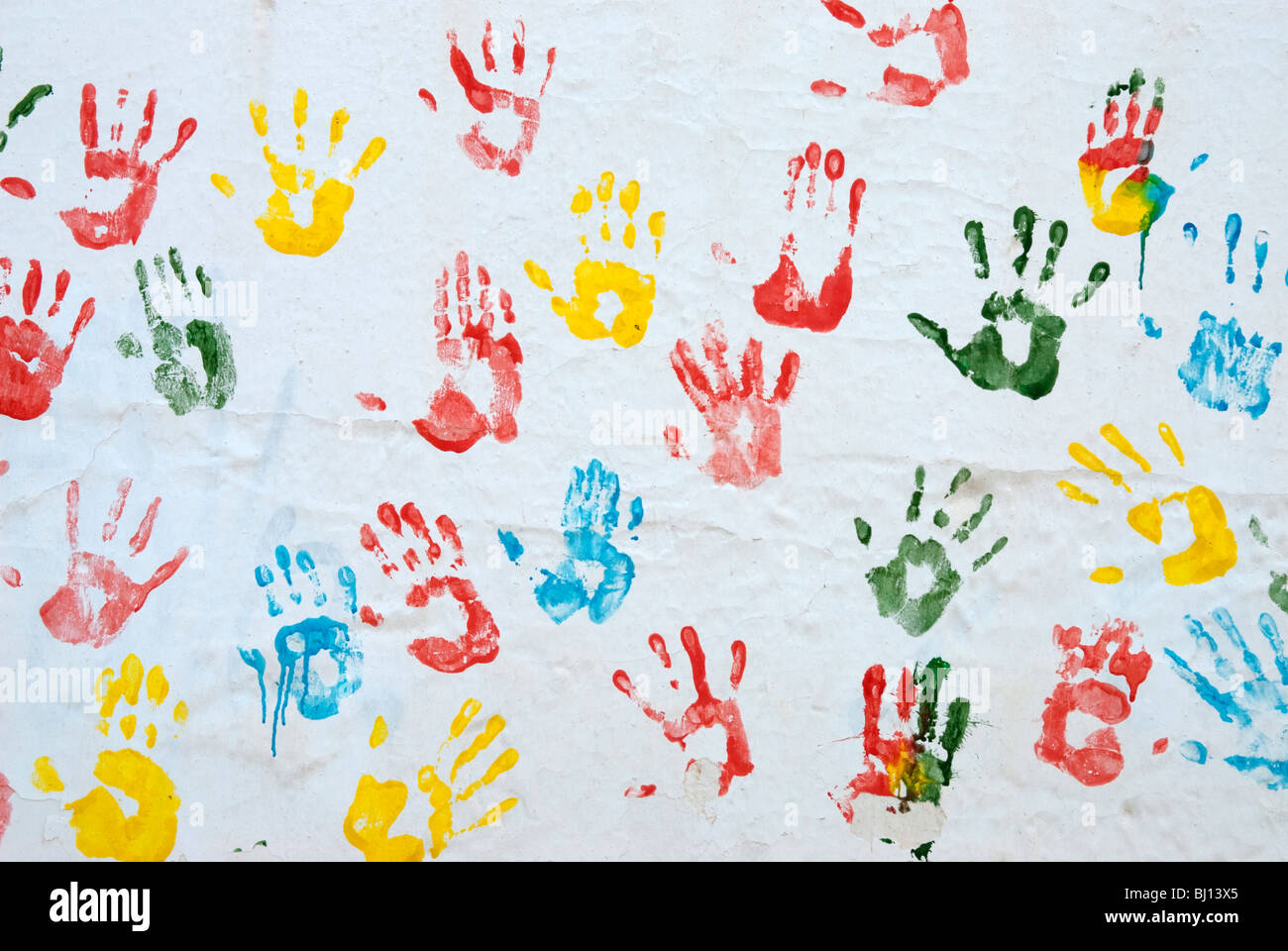Hand Prints Children High Resolution Stock Photography and Images - Alamy