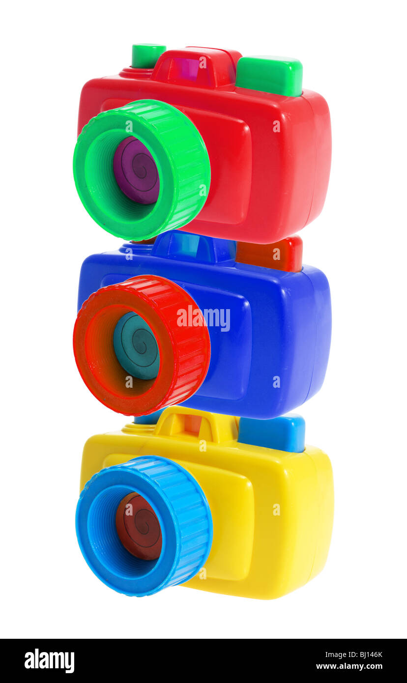 Colorful cameras Cut Out Stock Images & Pictures - Alamy