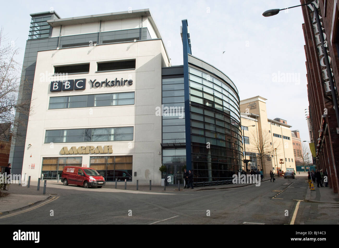 BBC West Yorkshire; St Peter's Square, Leeds Stock Photo - Alamy