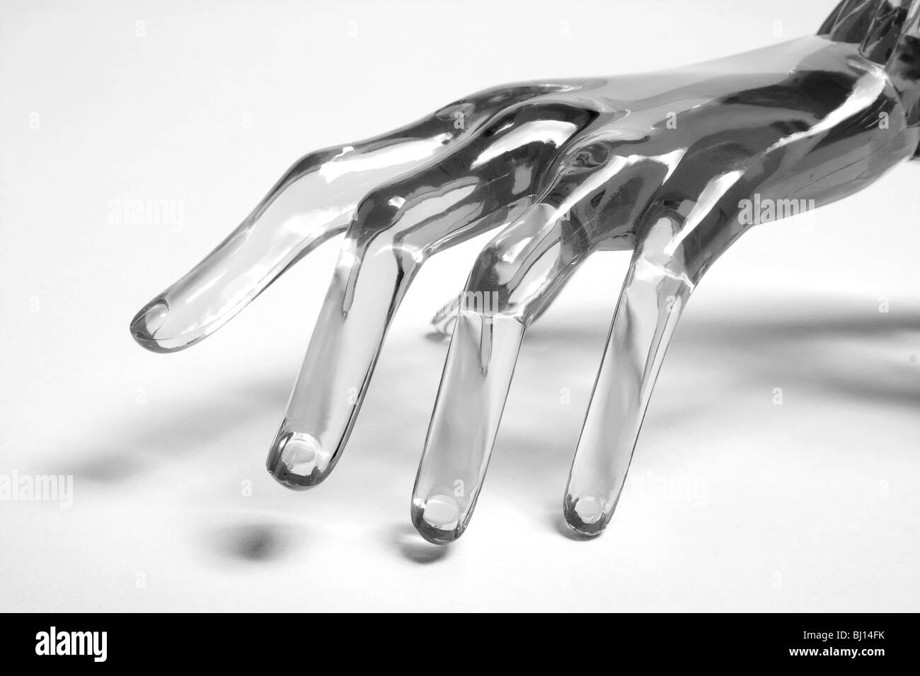 Hand display model Black and White Stock Photos & Images - Alamy