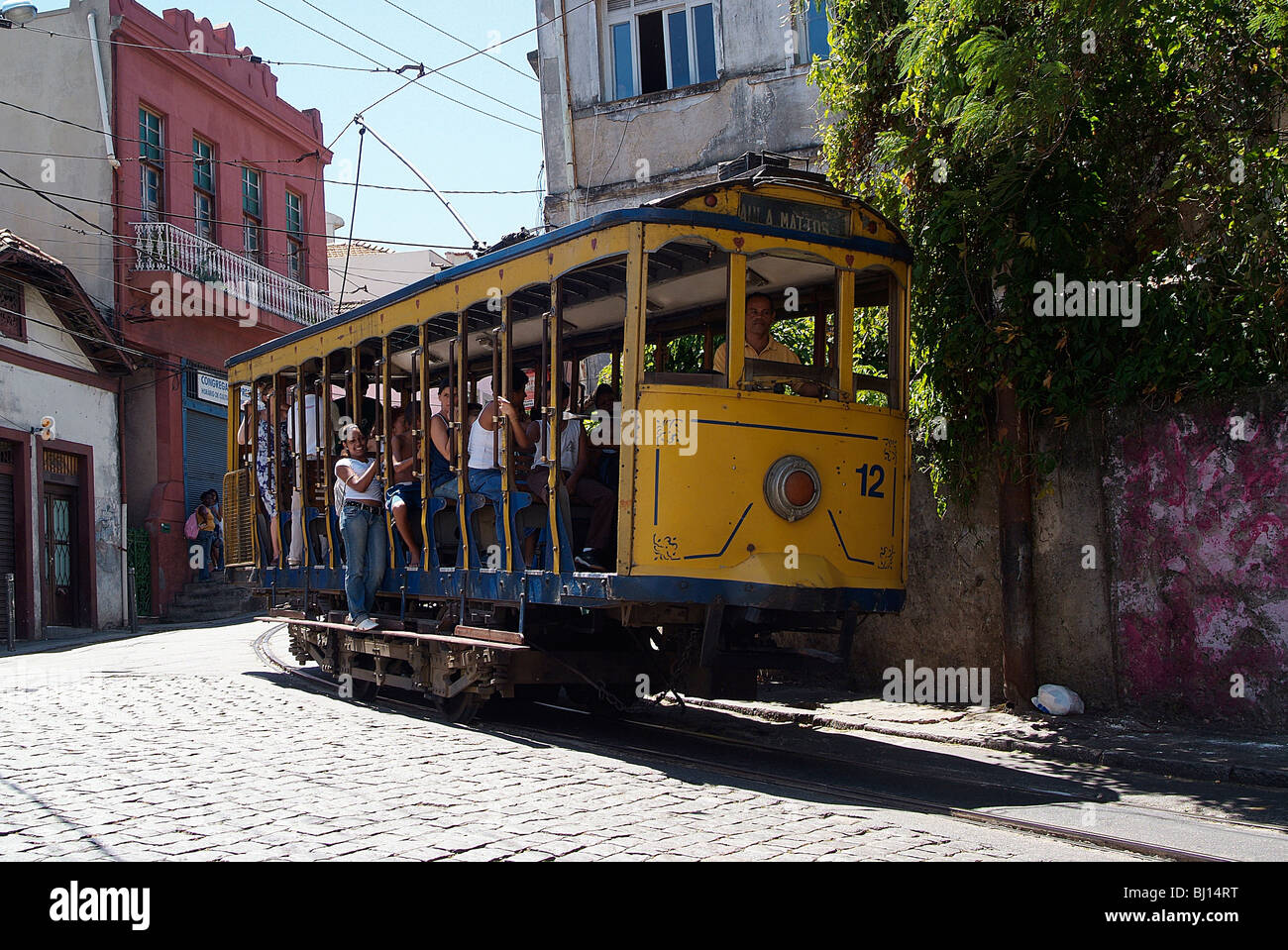 Tram to Santa Teresa, Rio de Janeiro, Brazil Stock Photo - Alamy