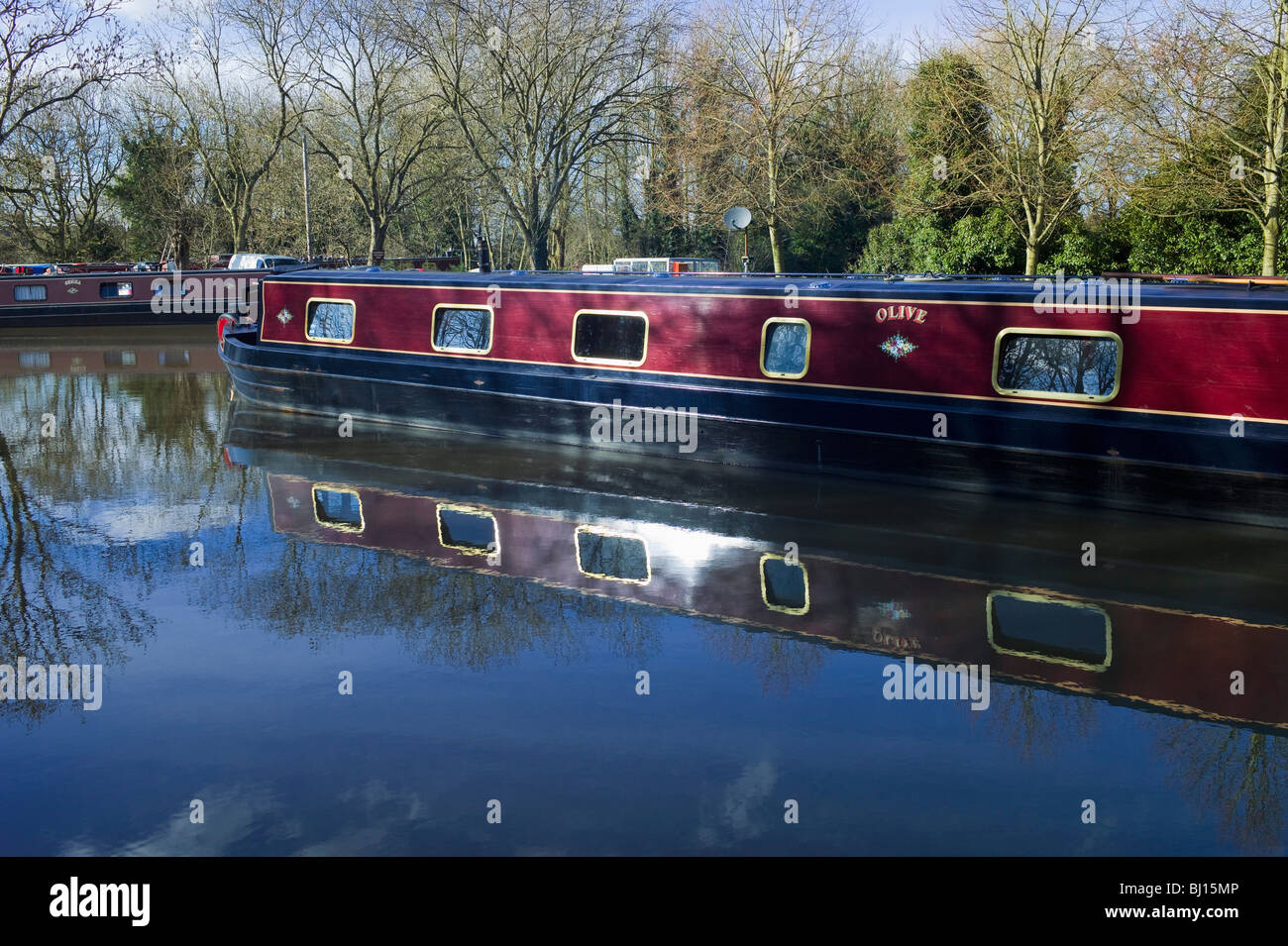 narrow boat barge the worcester and birmingham canal stoke prior ...