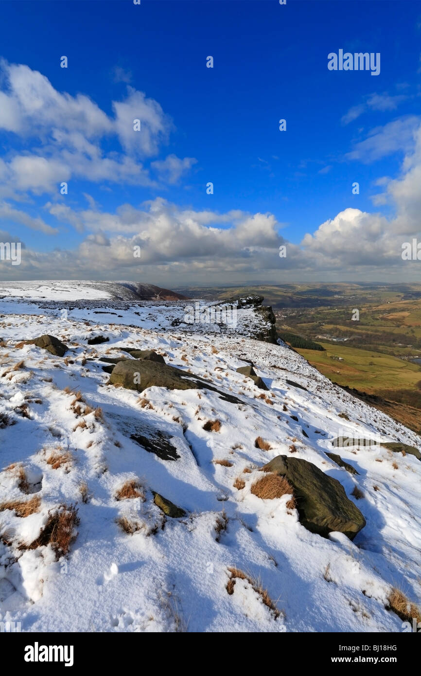Wimberry Stones above Dovestone, Greenfield, Peak District National ...