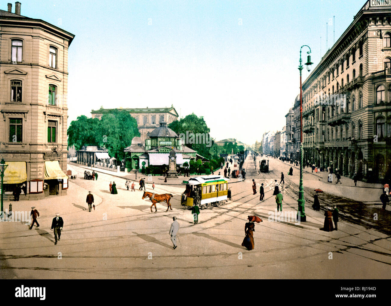 Georgstrasse mit theater hannover hi-res stock photography and images ...