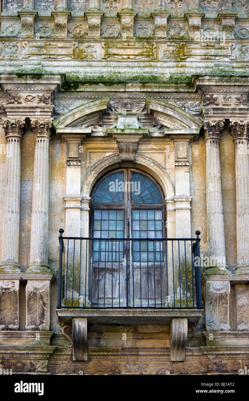 An Elizabethan balcony Stock Photo - Alamy