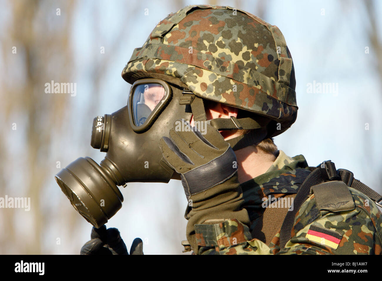 Basic training of Bundeswehr recruits, Strausberg, Germany Stock Photo ...