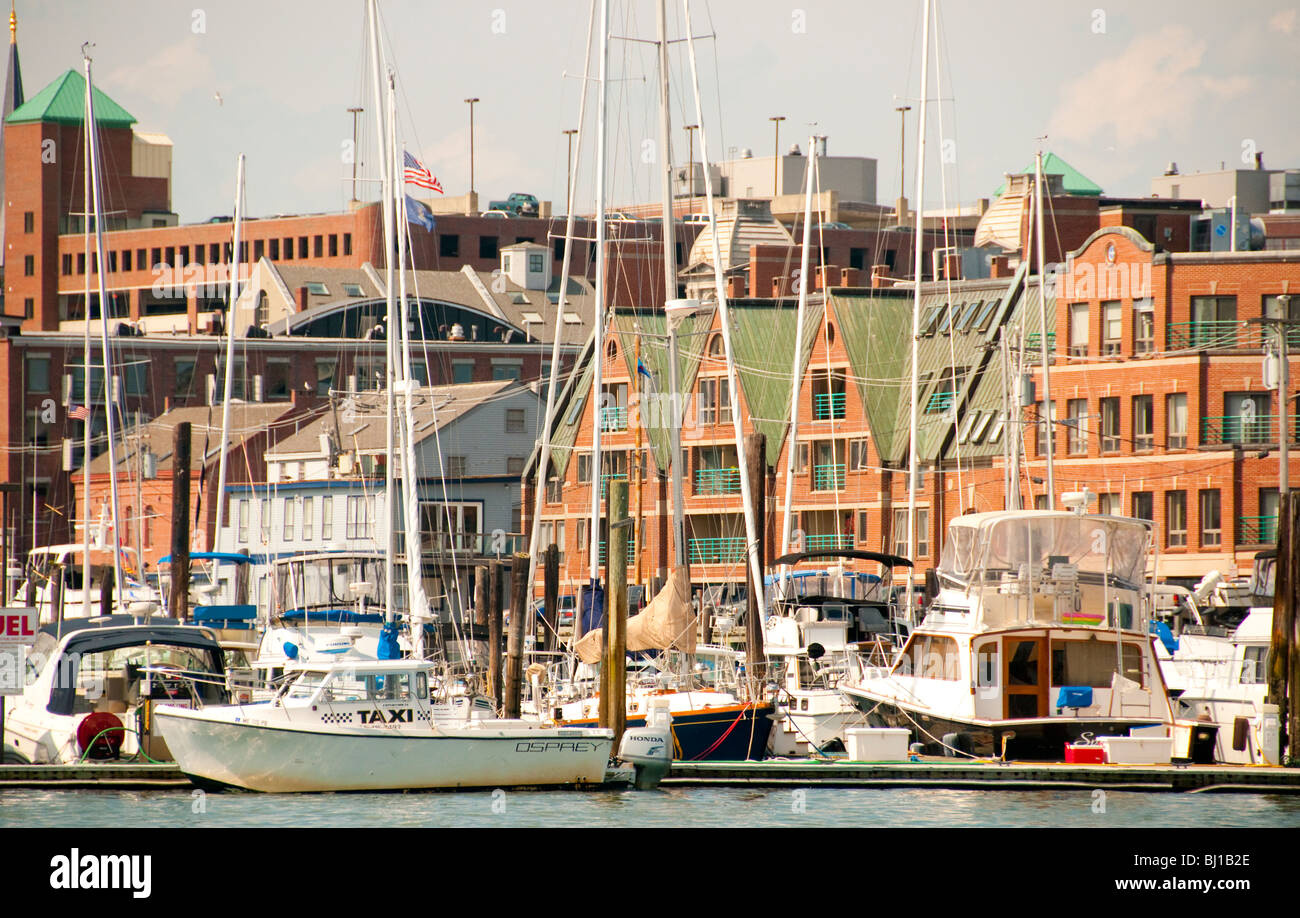 Portland maine old port marina hi-res stock photography and images - Alamy