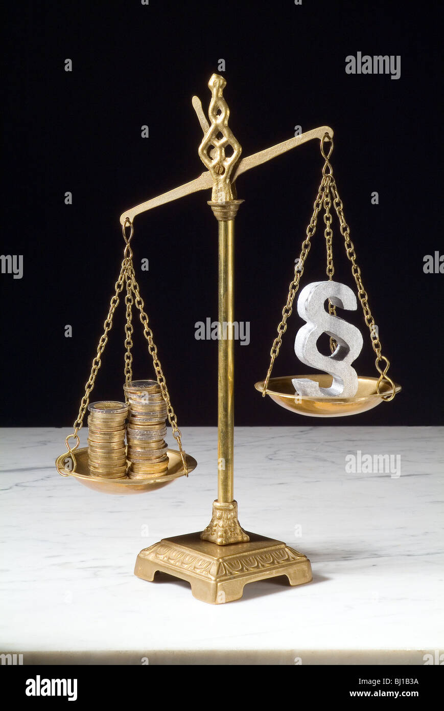 Scale money black hi-res stock photography and images - Alamy
