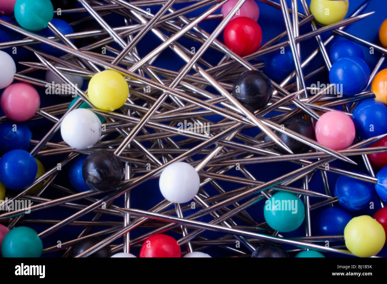 Colourful dressmaking pins Stock Photo - Alamy